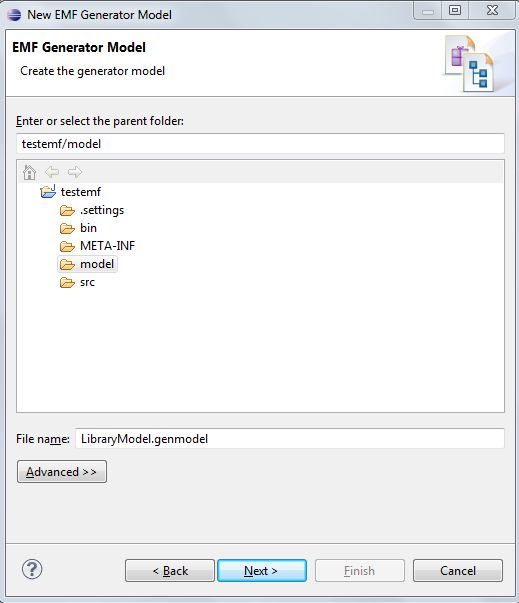 Practical Software: First Eclipse Modeling Framework (EMF) example - 2