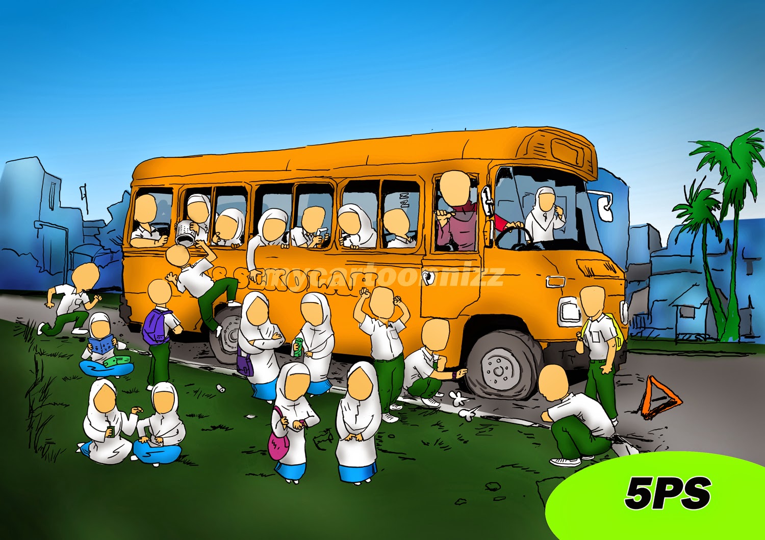 mycartoonnizz: Khas untuk majalah sekolah