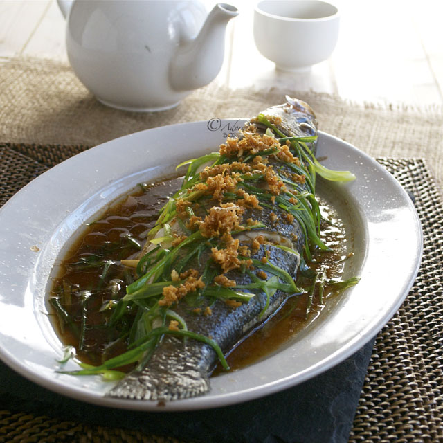 Adora's Box: STEAMED SEA BASS