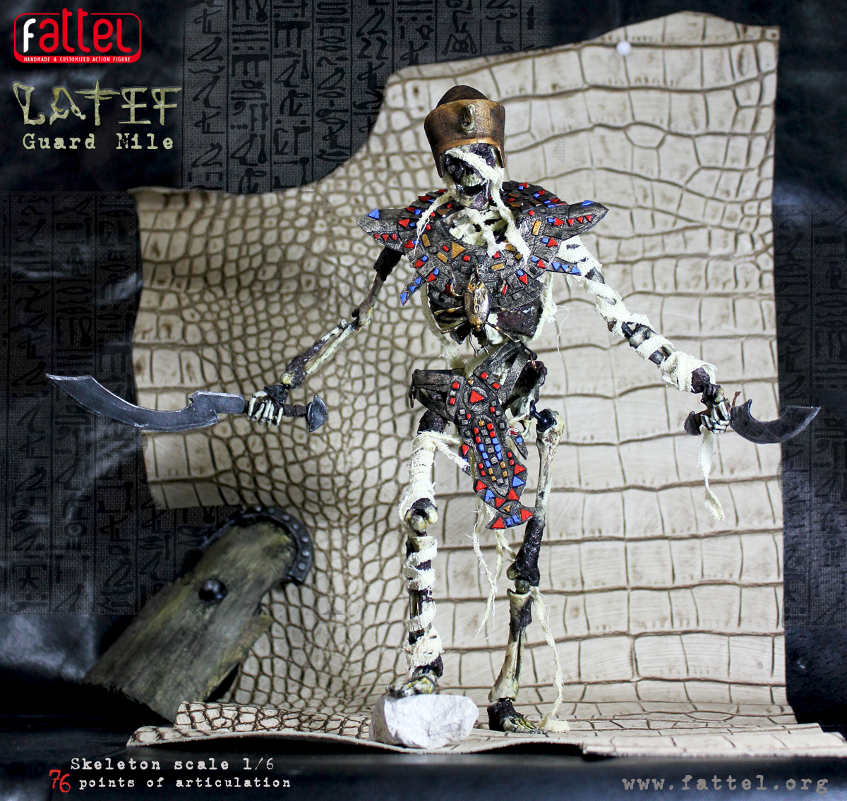 Action figure skeleton by Fattel: September 2015