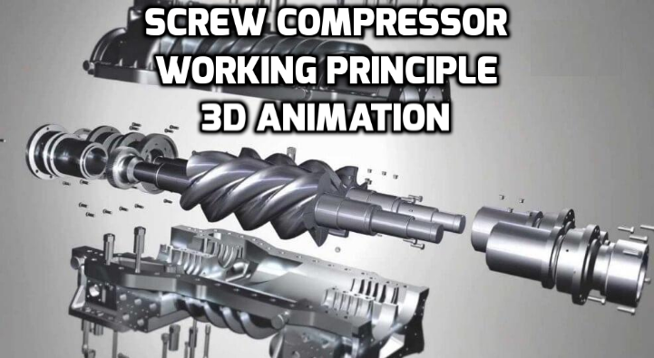 Screw Compressor Working Principle (3D Animation) - Electrical Blog