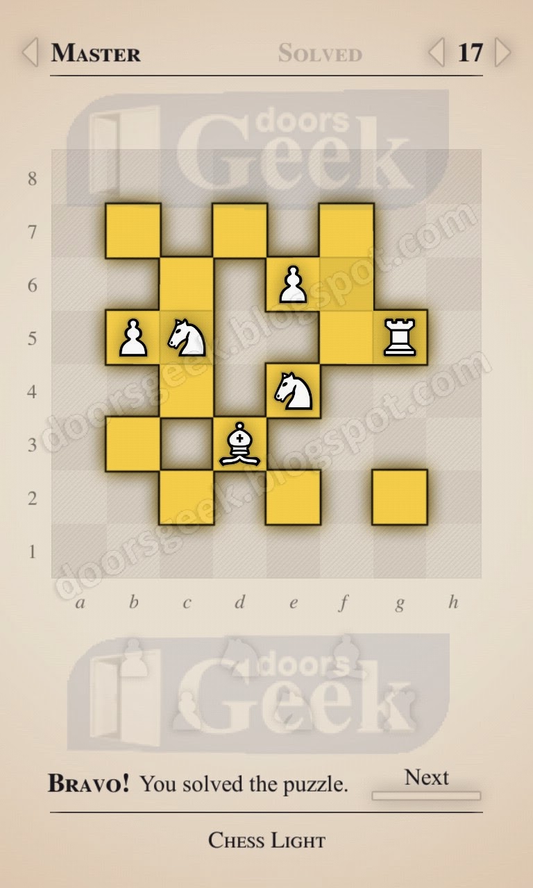 Chess Light [Master] Level 17 ~ Doors Geek