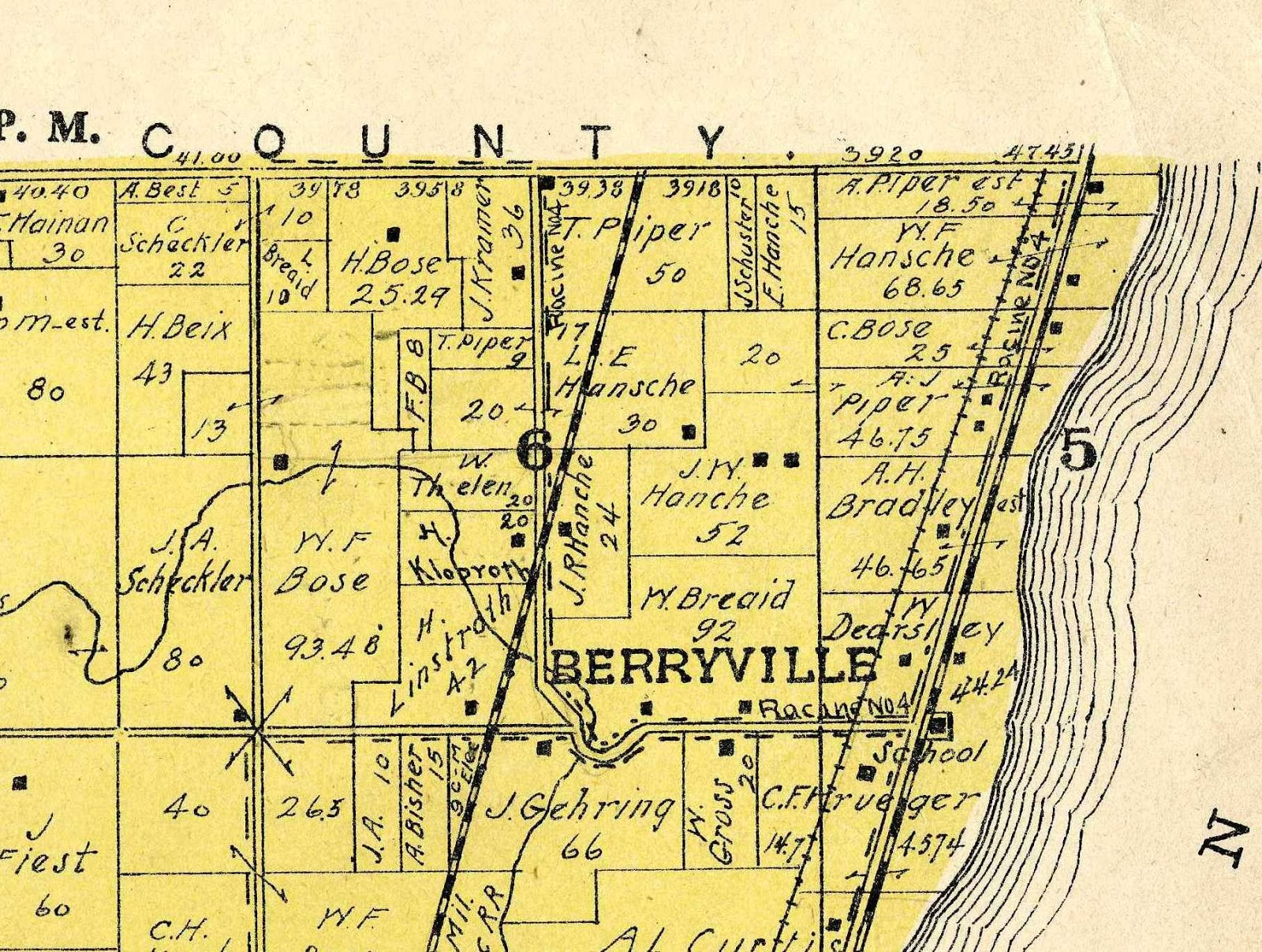 Somers Wisconsin Pioneer History: Berryville School History