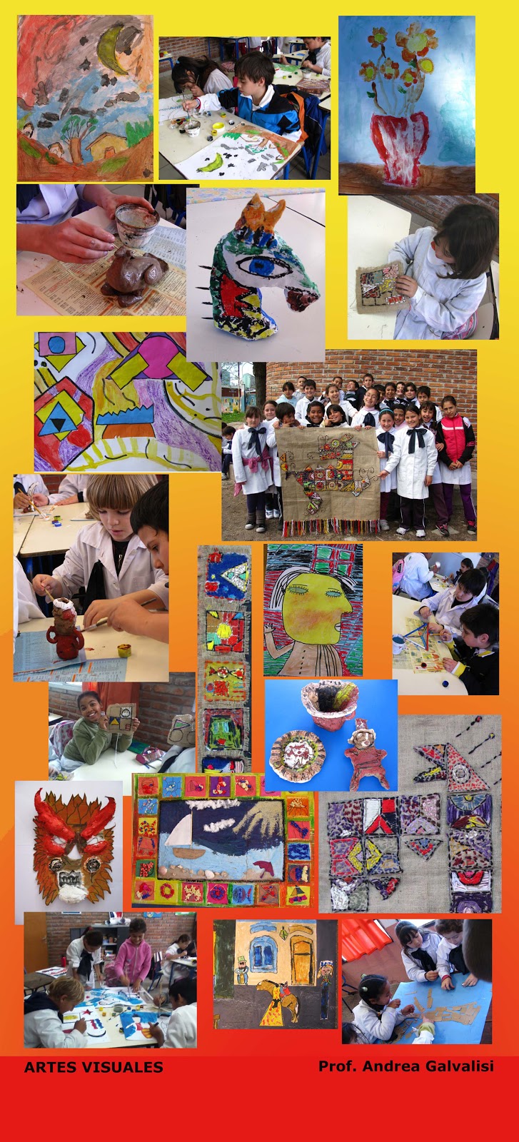 ESCUELA Nº 160"DR LUIS MORQUIO": Trabajos de artes visuales