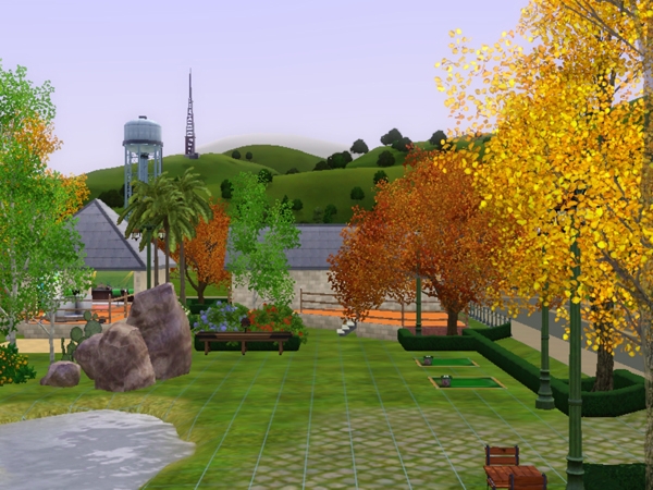 Koalafolio sims3 House : [COMMUNITIES DESIGN] KOALAPLAZA PARK THE SIMS 3