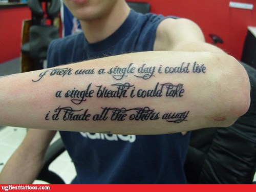 Music and Culture: Misspelled Tattoos, Courtesy Of Fail Blog and ...