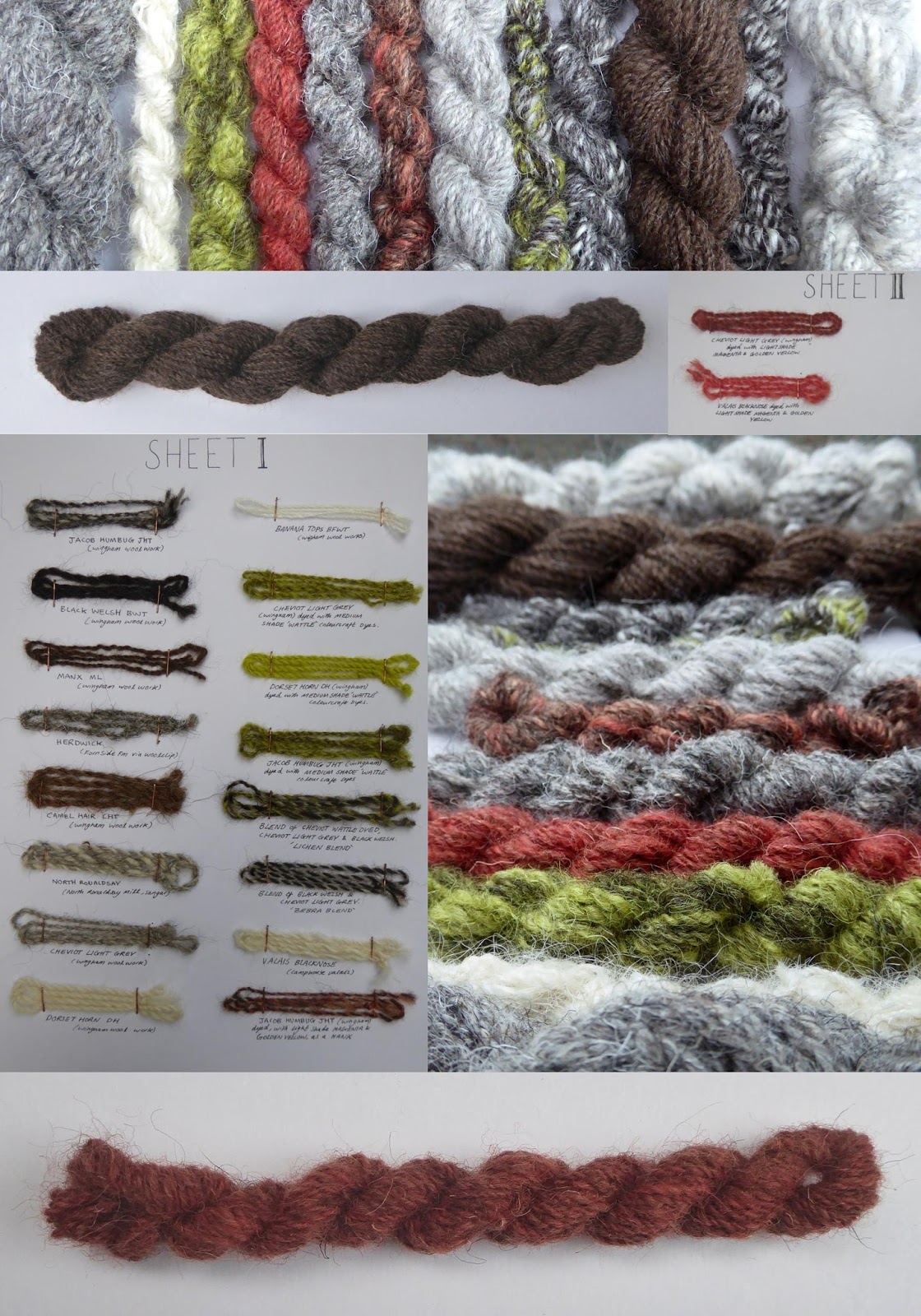 Julia Garner : Experimenting dyeing wool - part 2