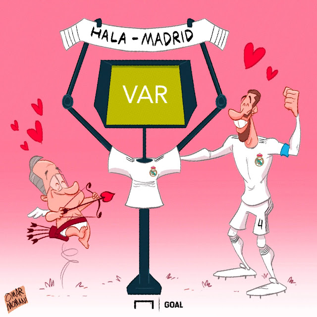 Omar Momani cartoons: Ramos: 'I'm a big VAR fan'