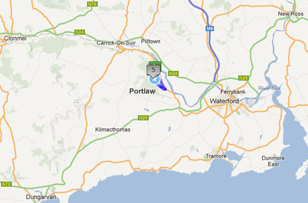 Running in Munster, Ireland: Waterford Race notice...Portlaw 5 mile ...