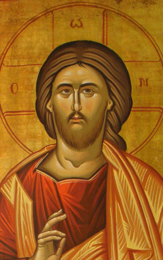 Antonis Theodorakis- Iconographer: Christ in throne- byzantine icon