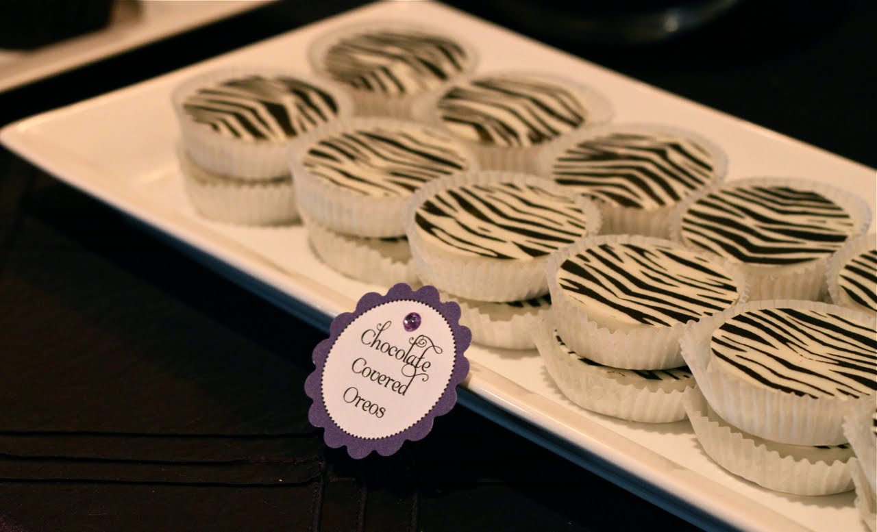 Ashley’s Zebra Theme Bridal Shower