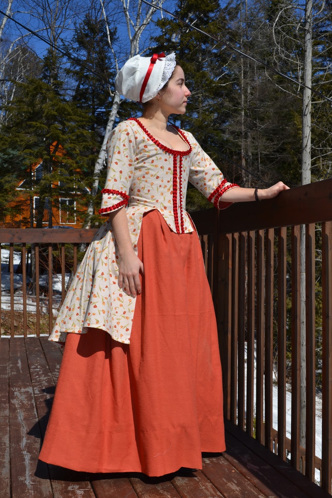 Finally! 18th Century Caraco Jacket DONE!