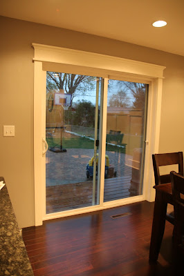 Our New House: Sliding Back Door Trim (4/20/16)