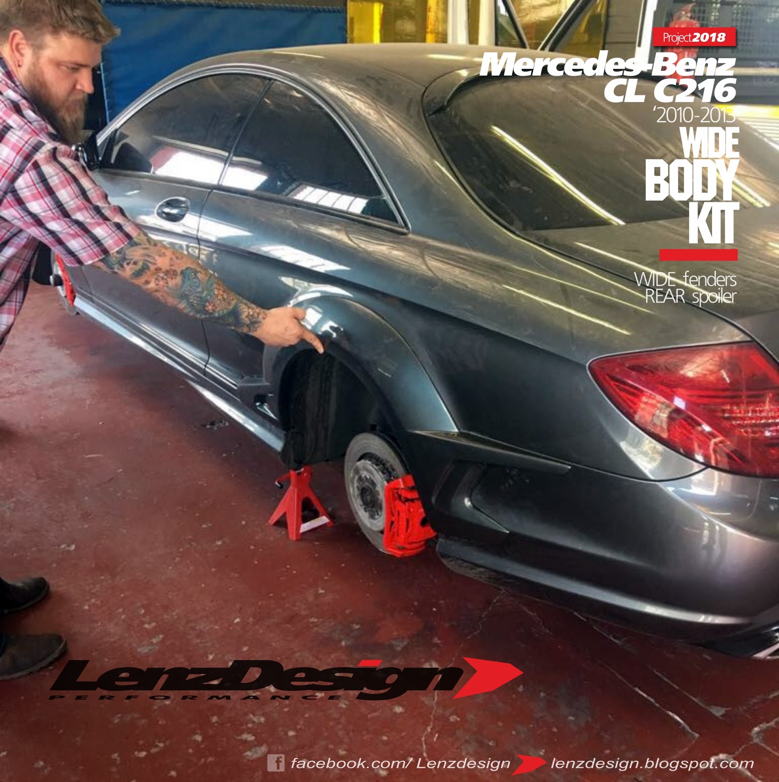 Mercedes-Benz CL 63 AMG C216 Lenzdesign Bodykit 2006-2014