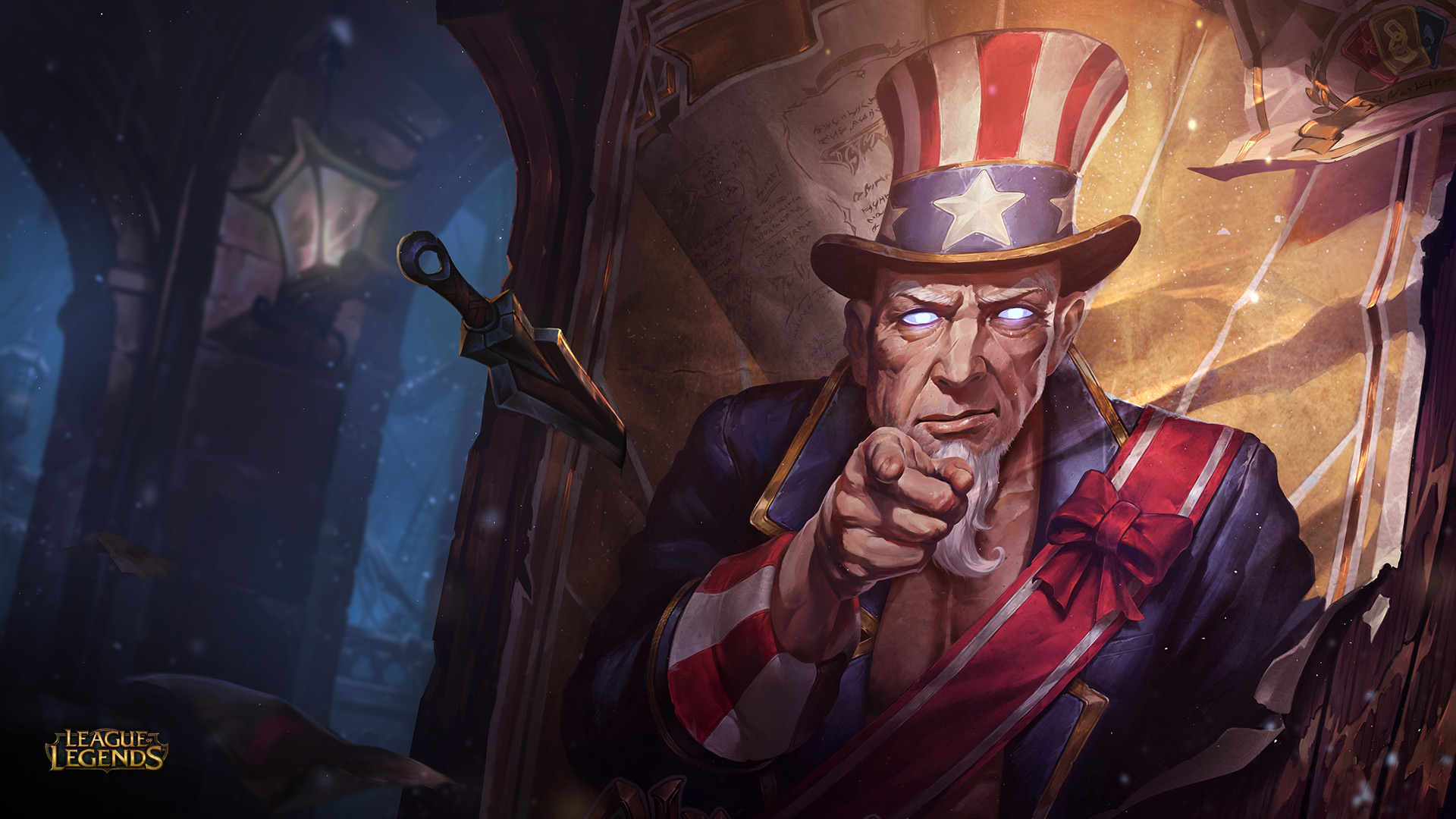 Kled's weapon was teased in Uncle Ryze's new splash art. : r ...