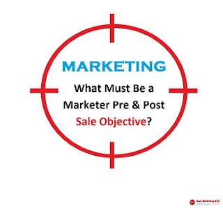 Pre and Post Sale Marketing Objective for a Marketer? - Easy Marketing A2Z