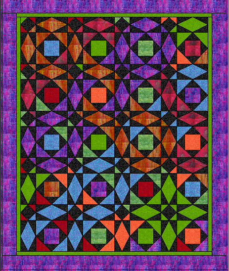 Rebecca's Quilting: STORM AT SEA QUILT