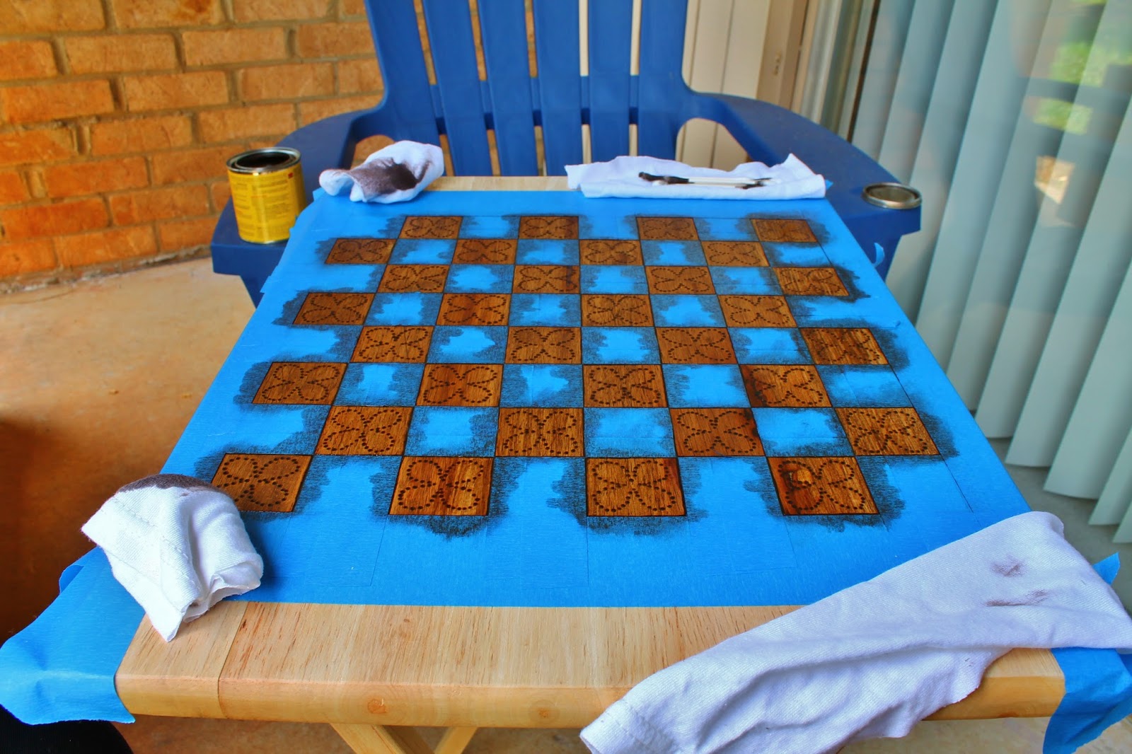 Straight Eight Sewing: Chess Set Tutorial -- The Board