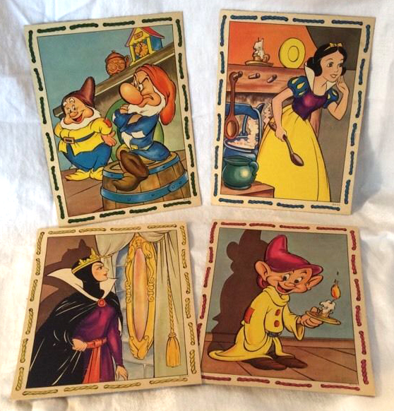 Filmic Light - Snow White Archive: 1952 Snow White Sewing Cards