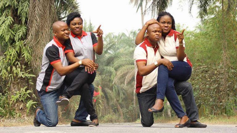 Nigerian Twin Sisters Marry Identical Twin Brothers In Akwa Ibom - ...Comedy Zilla Brings You ...