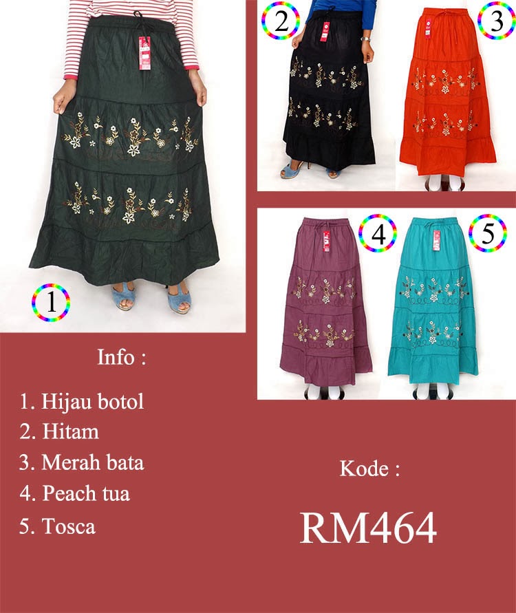 Rok Cantik Muslimah RM464 : Toko Busana Muslim Online Murah | Jilbab ...