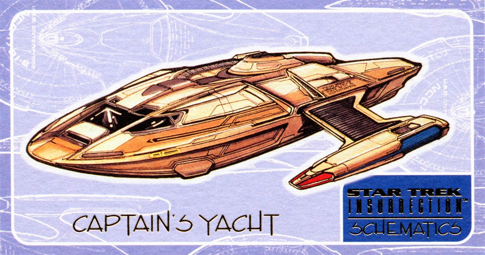 The Dork Review: Rob's Room: Star Trek, Enterprise E, Captain's Yacht