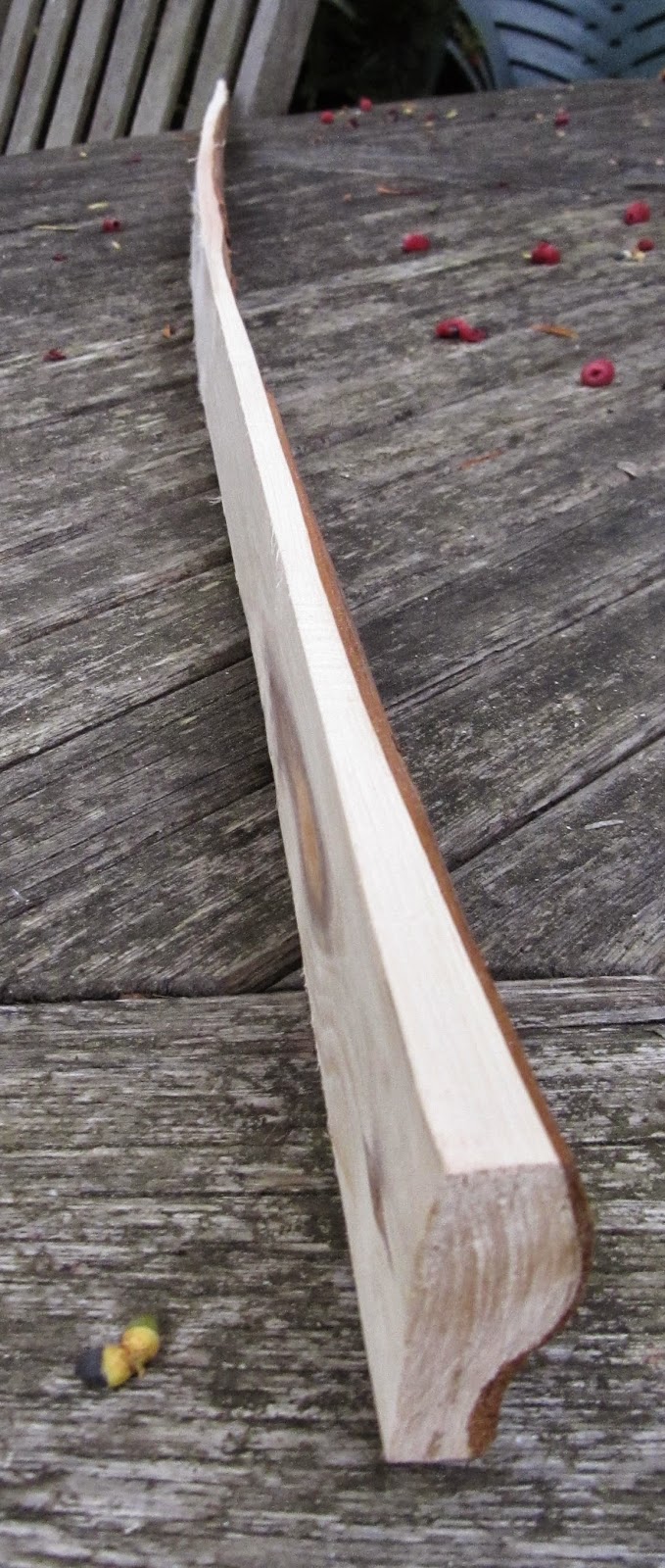 Bowyer's Diary: Yew Sapwood Backing Strips