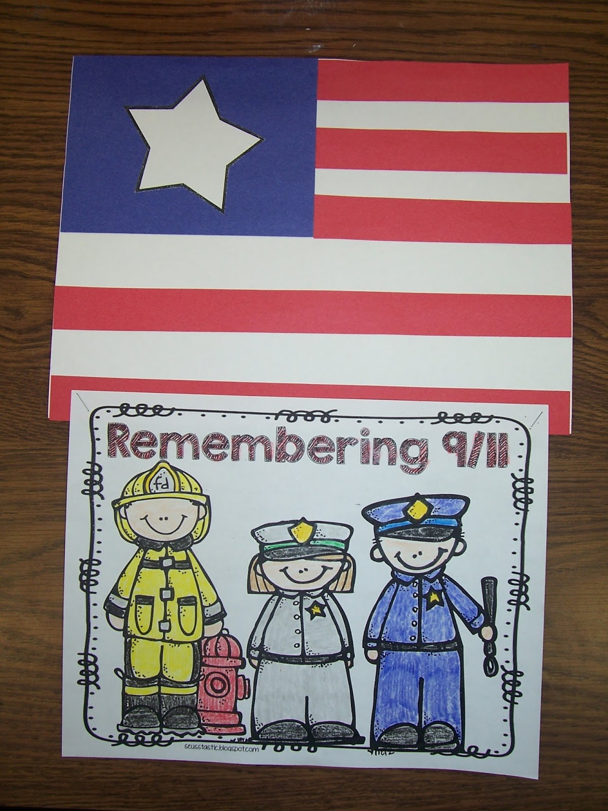 Second Grade Signpost: Remembering September 11th - craft