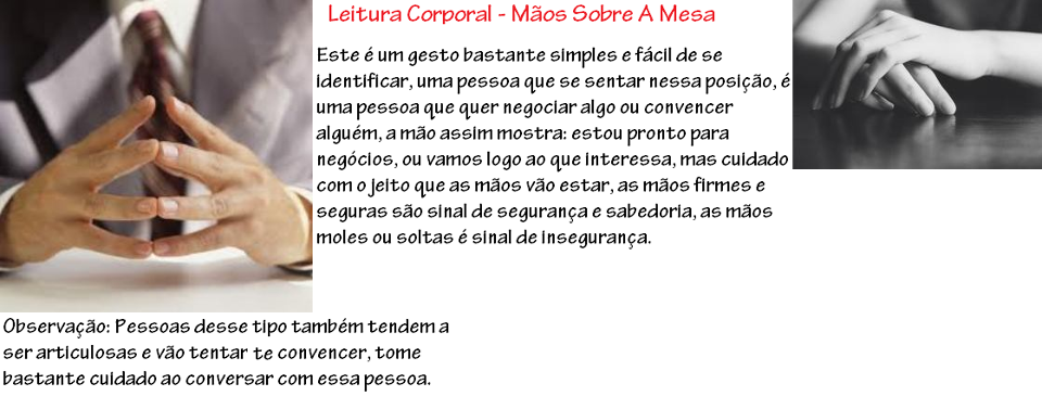 Mundo Corporal: Linguagem corporal