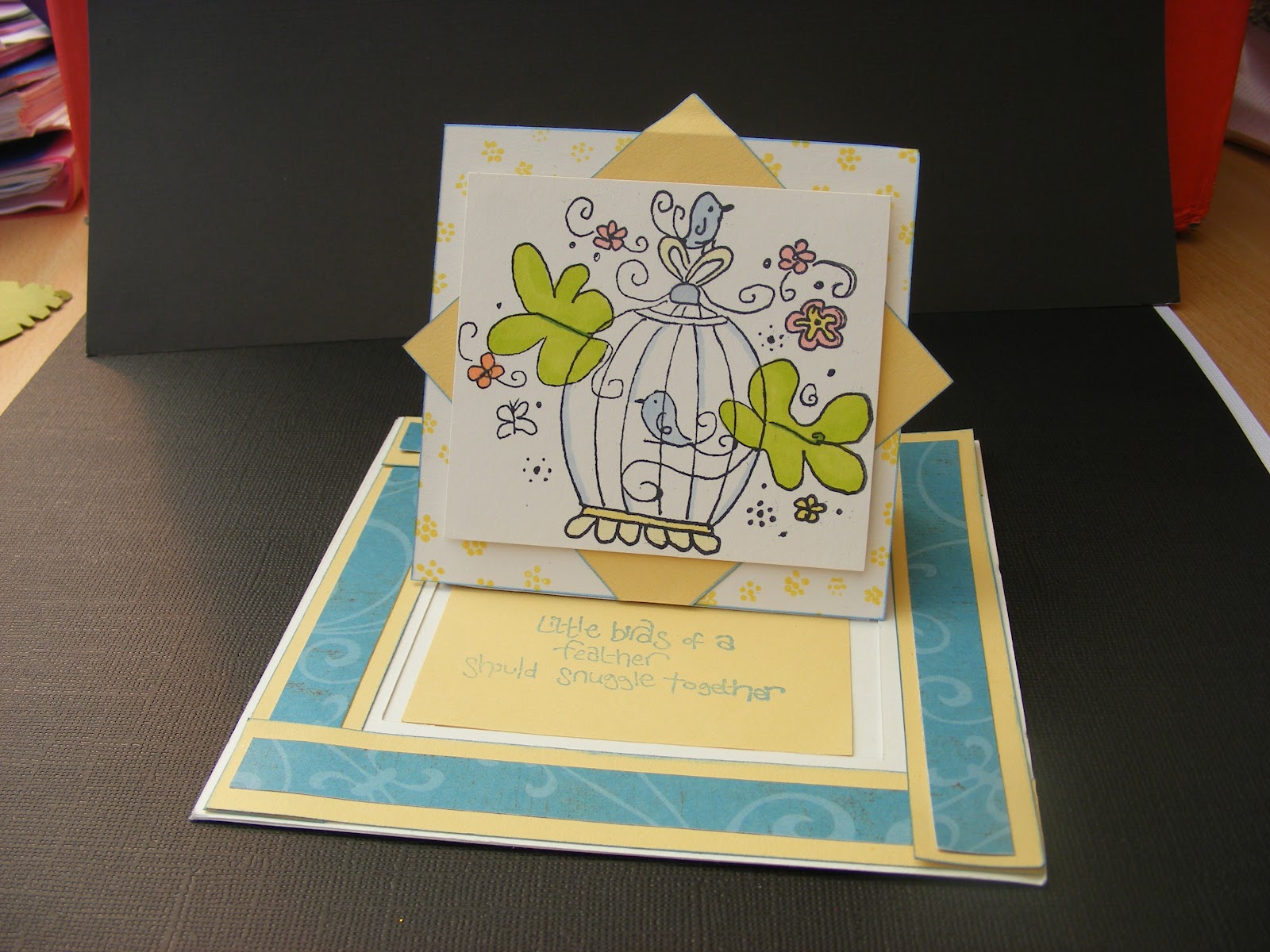 Nichola's Designs: Push pull card.