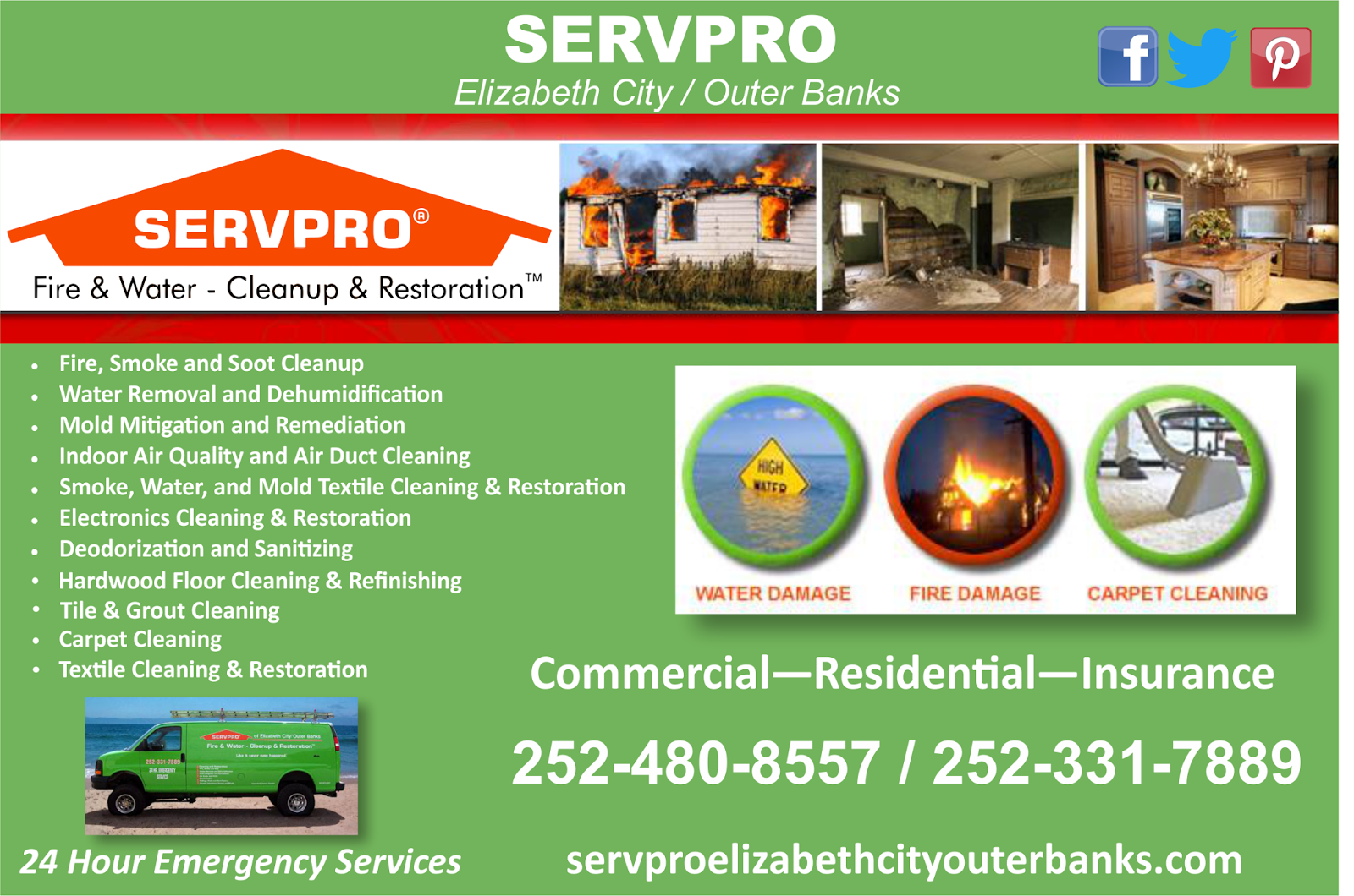 Servpro Elizabeth City / Outer Banks - Albemarle Tradewinds