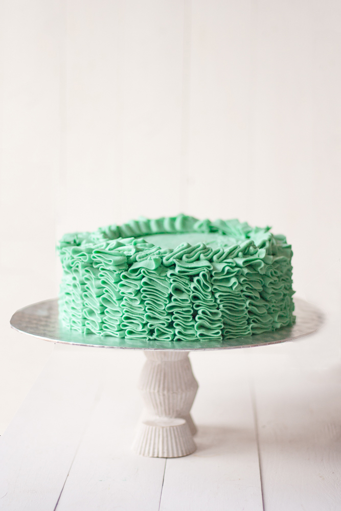 La Cocina de Carolina: Ruffle cake tutorial (receta de tarta de ...