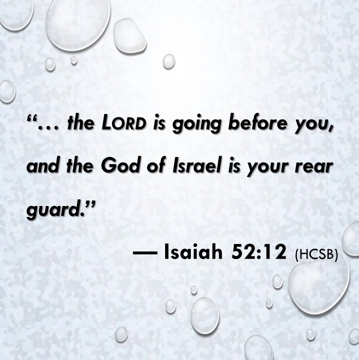 Epitome: The Lord Who Goes Before You, Also Your Rear Guard