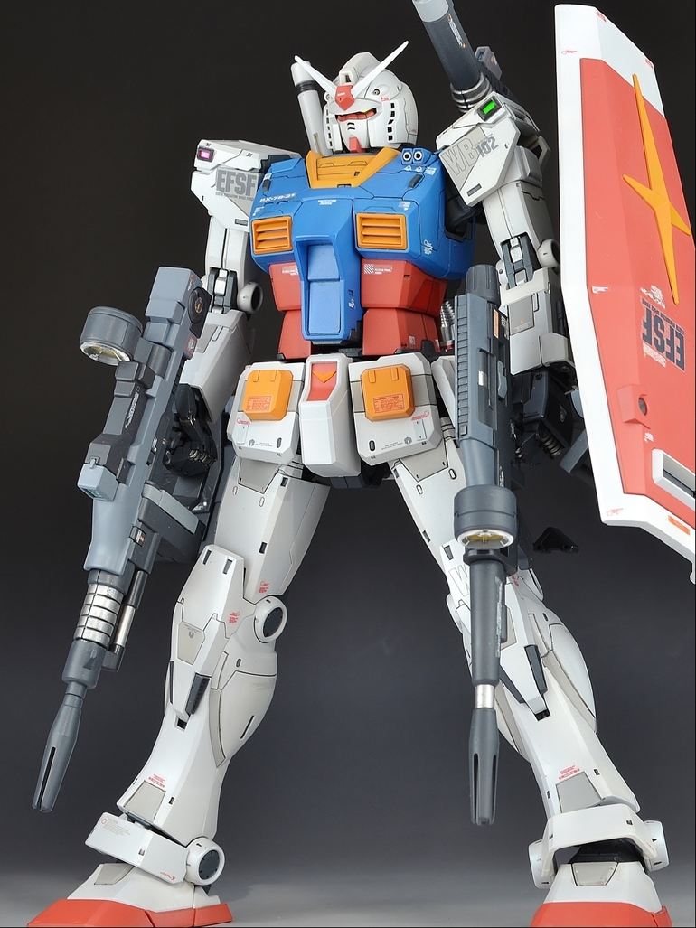 GUNDAM GUY: MG 1/100 RX-78-2 Gundam The Origin - Customized Build