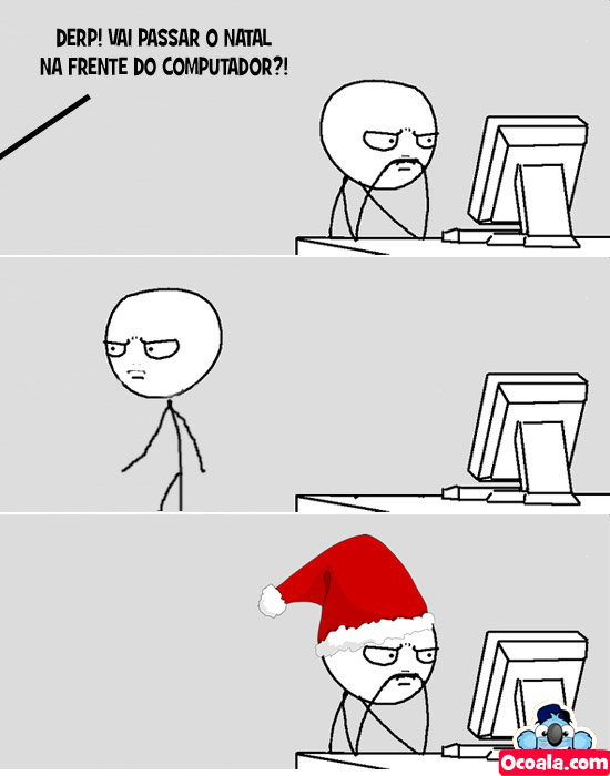 Tirinha de natal meme #memes e Imagens engraçadas | Ocoala