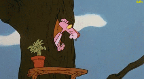 La Pantera Rosa GIF: Que traviesa es esta Pantera Rosa