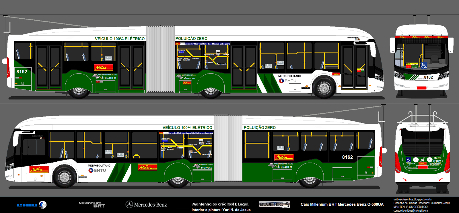 Busologia Mauá - Informações e GTA da cidade!: Desenhos de ônibus