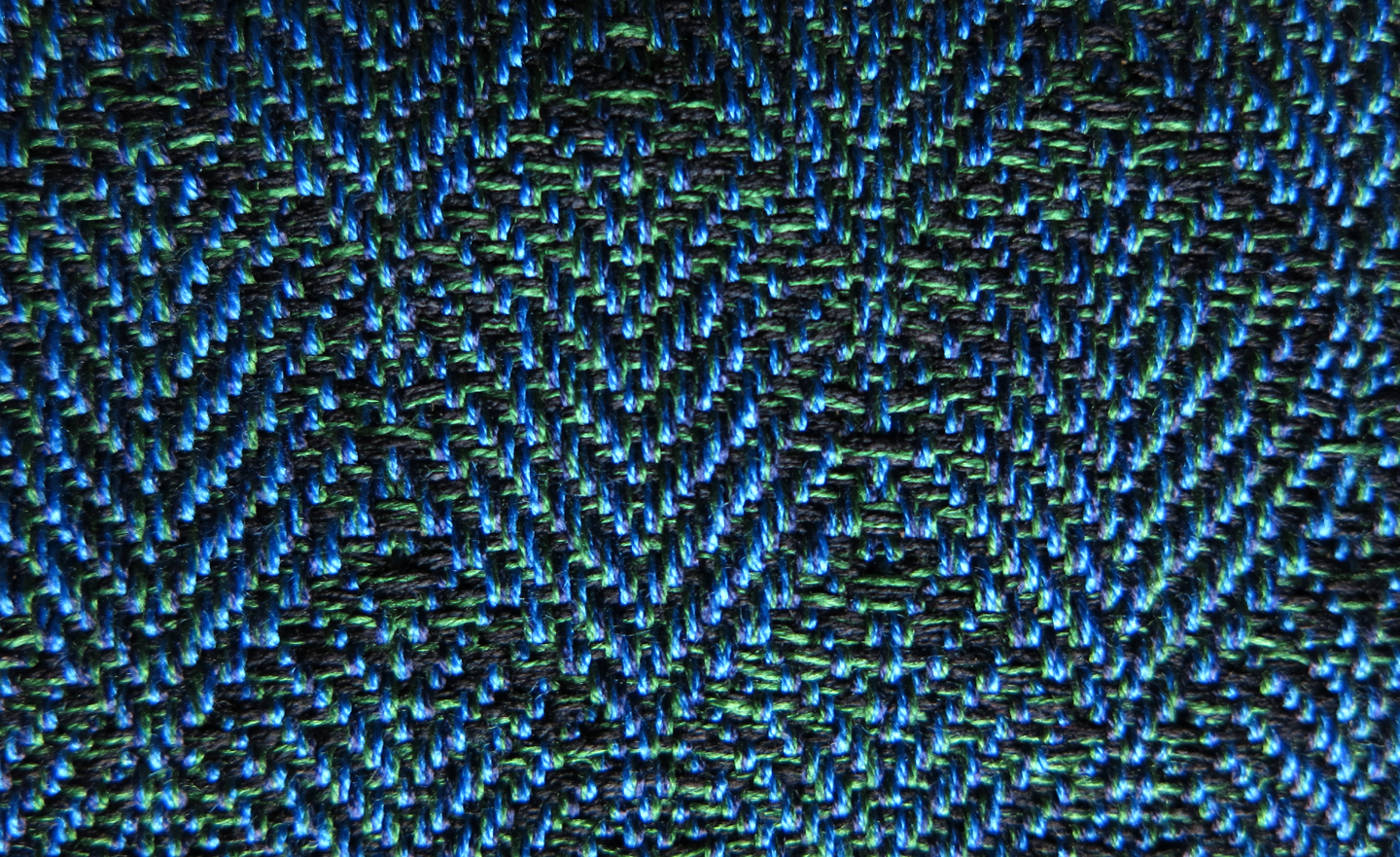 Durham Weaver: Slow cloth and slow craft and the Peacock scarf