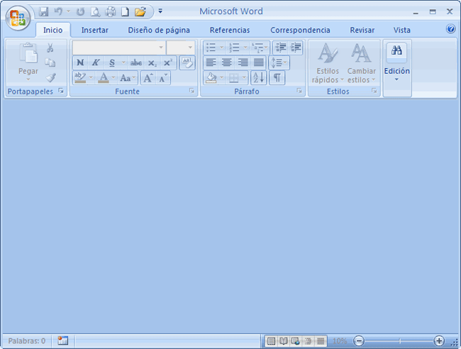 Inicio de word - Imagui