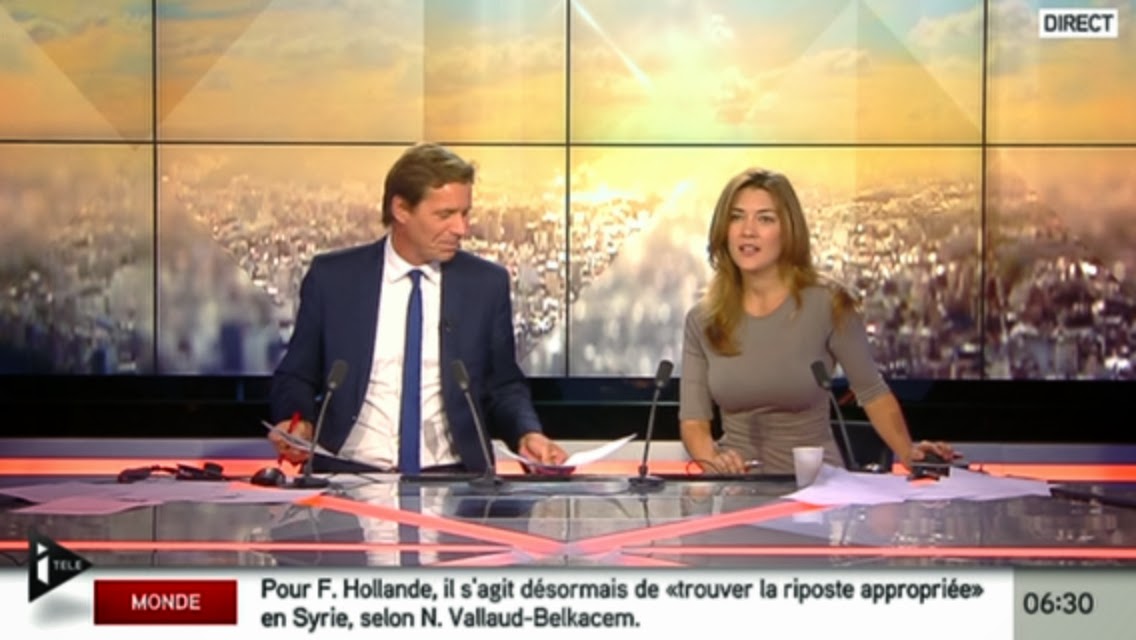 vuesalatele: 2013 08 29 - FLORENCE O'KELLY - I>TELE - DES 5H @06H28