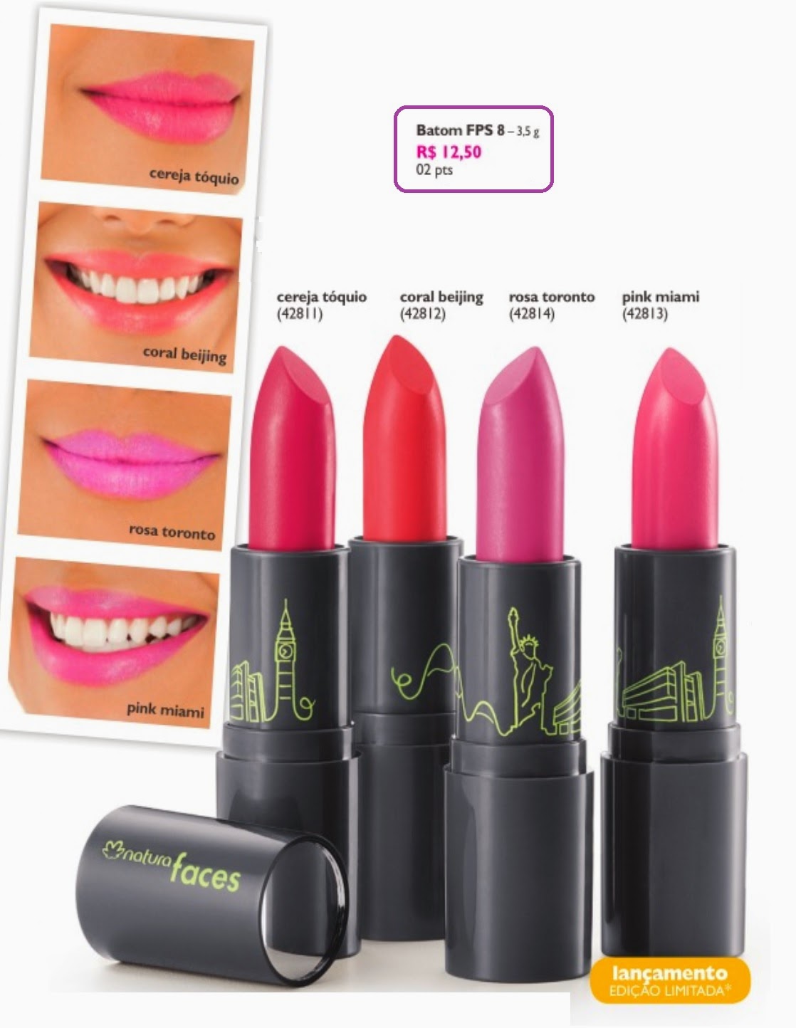 Dicas da Elen: Novos batons da Natura Faces!!!