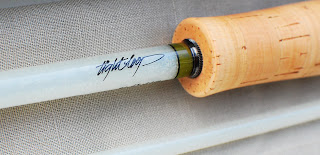Handcrafted graphite and fiberglass fly rods: Kabuto white