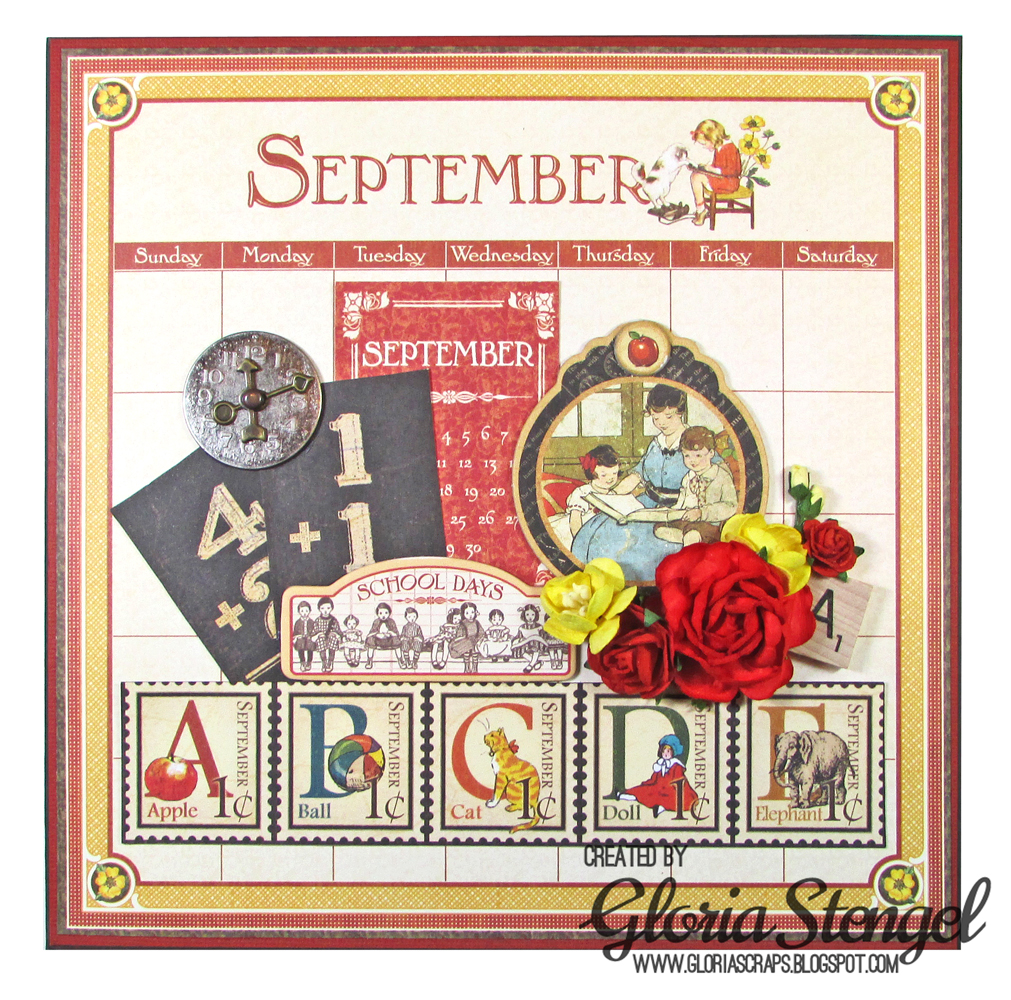 Scraps of Life: Graphic 45 Calendar Folio Series - September