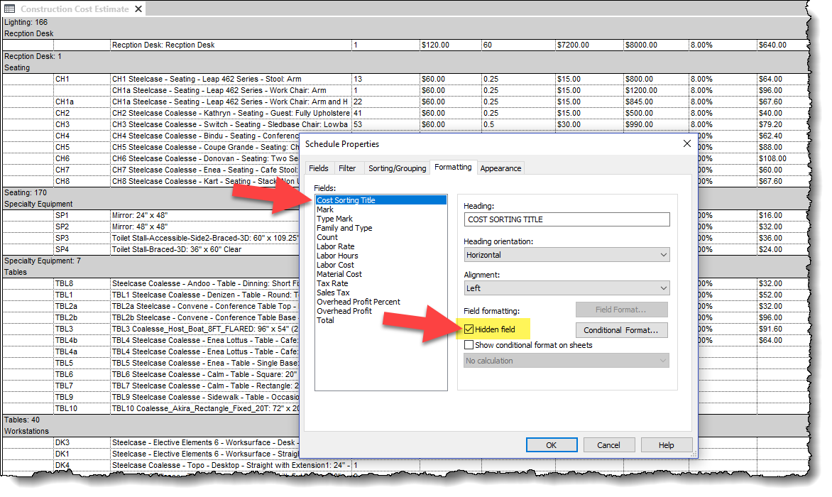 BIM Chapters: Show hidden fields in Schedules - A 'Revit Idea' Worth ...