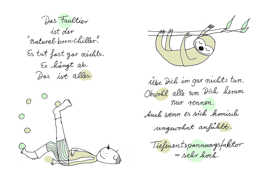 happy wall: das Faultier