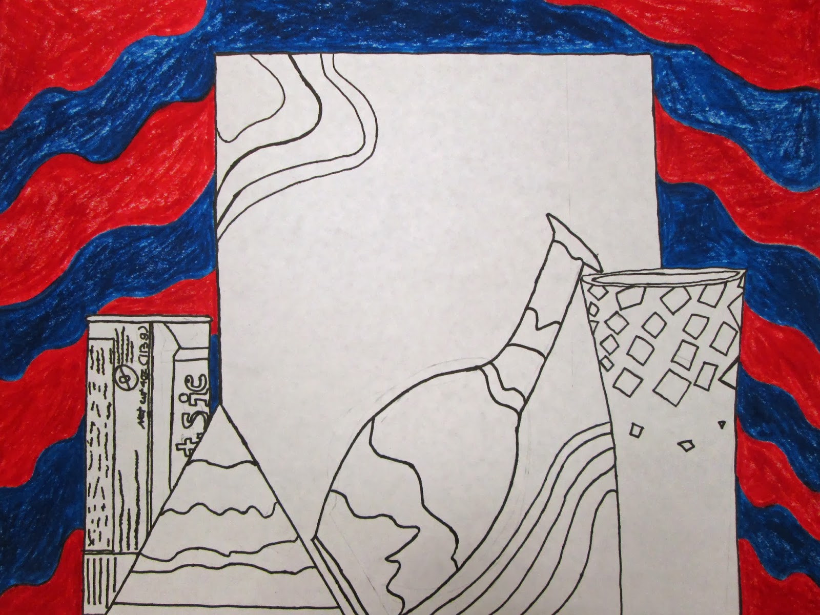 Art at Leestown: Positive/Negative Space still life 2.0