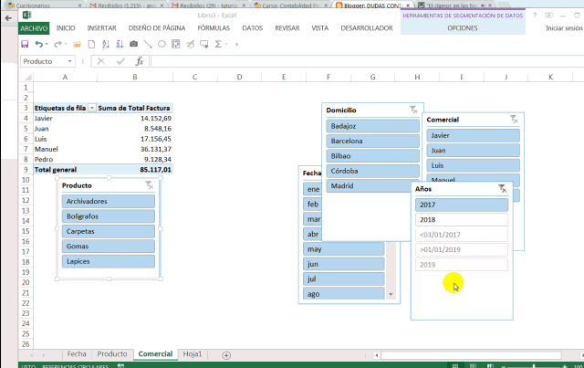 Contabilidad y Excel