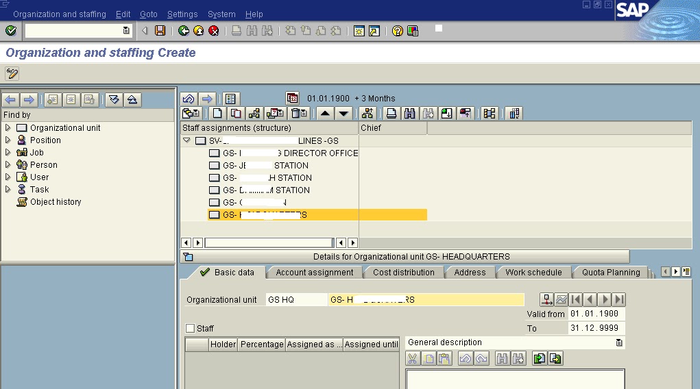 Sap Hcm Consultants: ORGANIZATION AND STAFFING METHOD IN SAP HR OM