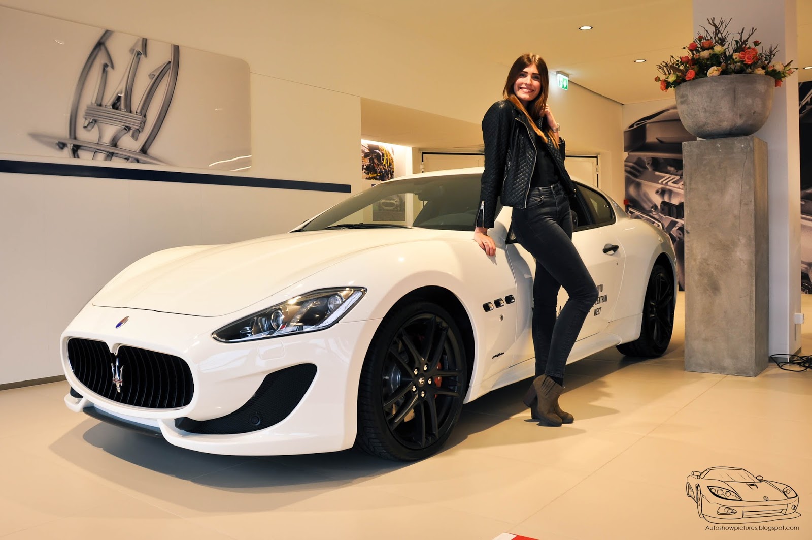 AUTOSHOWPICTURES: Maserati GranTurismo (Alessandra Fontanive Miss ...