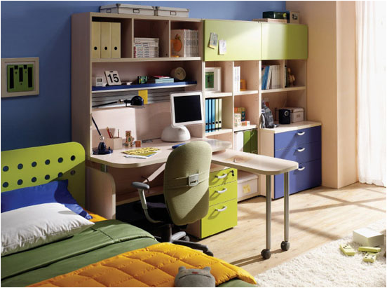 Study Spaces for Young Boys ~ Room Design Ideas